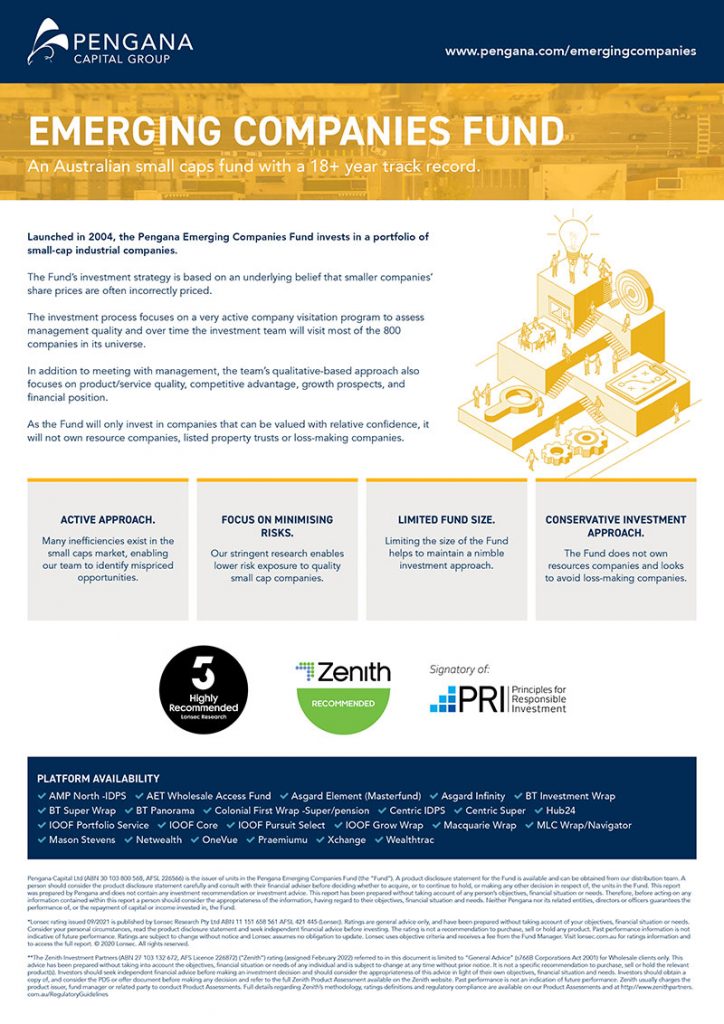 Fund Brochures - Pengana Capital Group