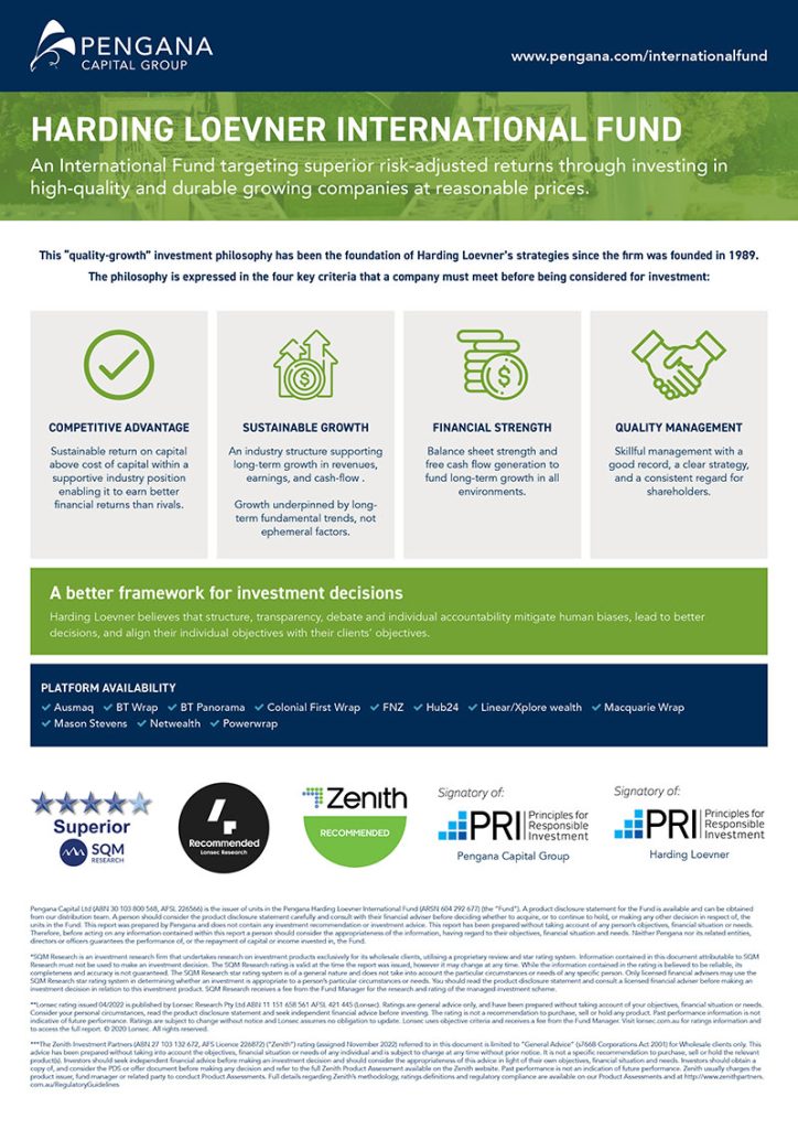 Fund Brochures - Pengana Capital Group